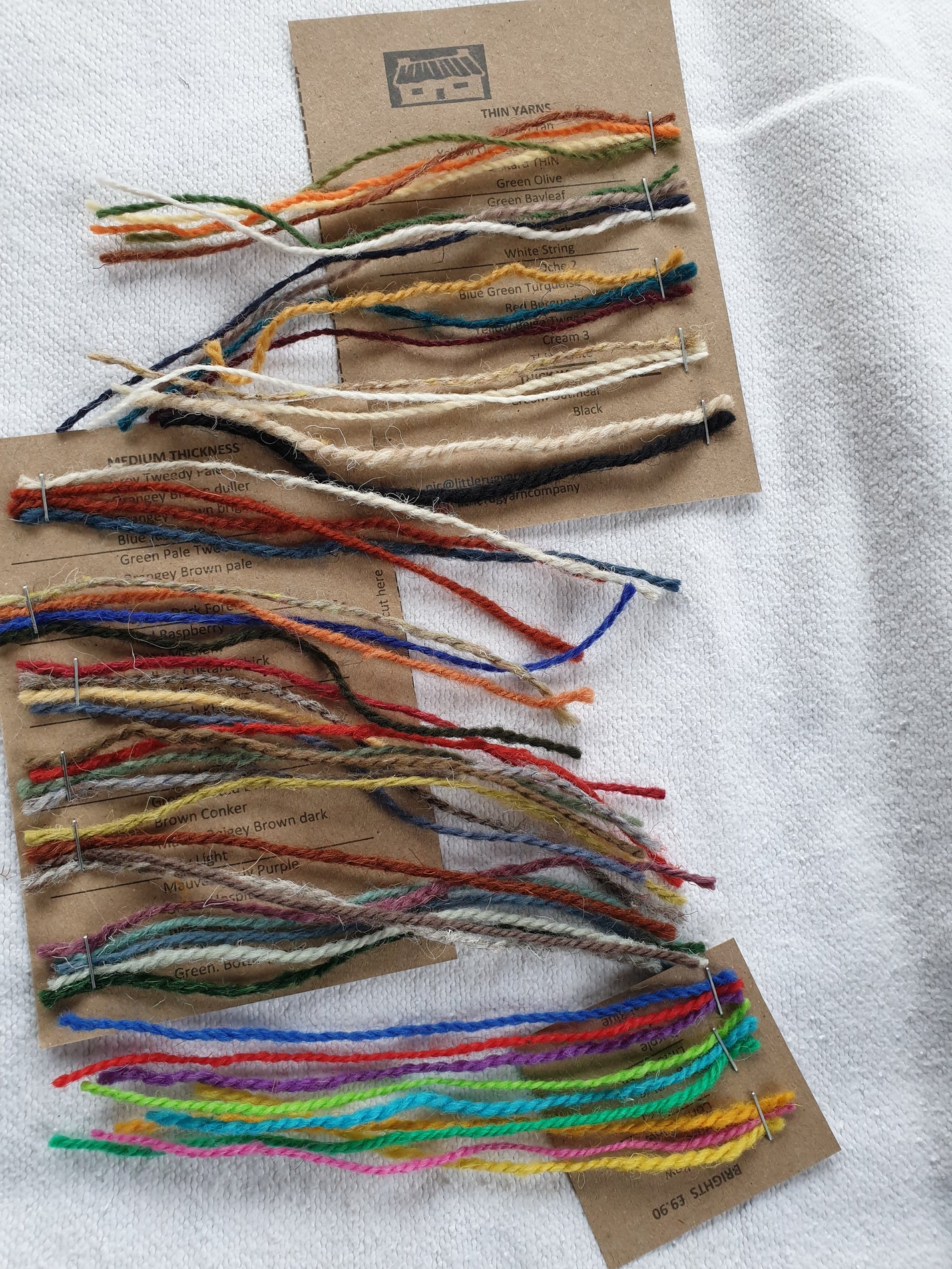 Rug Yarns. Lots of different coloured Axminster Rug Yarns, wool blend ...